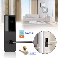 China Guesthouse Rfid Key Card Lock FCC Smart Card Door Lock Digital for sale