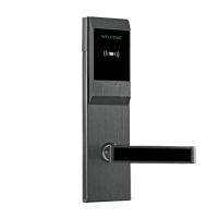 China Entry Room RFID Hotel Electronic Locks 4 AA Alkaline Hotel Key Card Lock for sale
