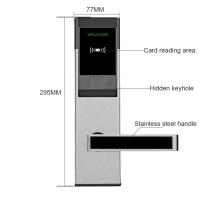 China FCC Keyless Key Card Door Locks Hotel Gate Smart Door Lock With System for sale