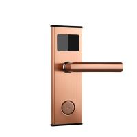 China Easloc Hotel Door Key Card System 240mm Key Card Entry Door Locks Wood for sale