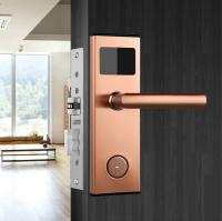 China ANSI SS Magnetic Card Door Lock Hotel Smart Fireproof Waterproof for sale