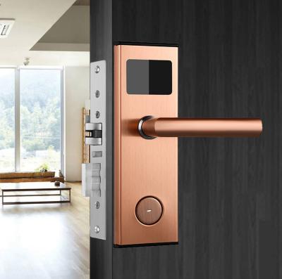 China ANSI SS Magnetic Card Door Lock Hotel Smart Fireproof Waterproof for sale