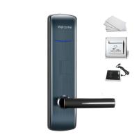China Keycard Intelligent Door Lock 13.56Mhz Rfid Door Lock System Hotel for sale