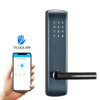 China Touch Screen FCC Intelligent Door Lock 300mm Electronic Combination Door Lock for sale