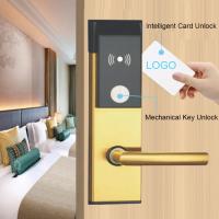 China Smart Hotel RFID Card Lock 5 Star Hotel Door Lock Smart Door Lock for sale