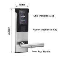 China ODM/OEM Manufacturer Hotel Smart Door Locks Card System RFID Hotel Door Lock for sale