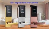 China American Standard Mortise Hotel Electronic Locks With Smart RFID Card And Mechanical Key for sale