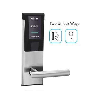 China Mortise Card Entry Door Locks 1.5V Alkline Electronic Card Door Lock for sale