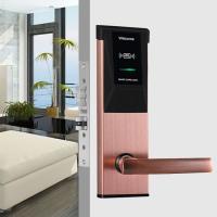 China Durable Stainless Steel Hotel RFID Digital Door Lock with Card Access for Hotel for sale