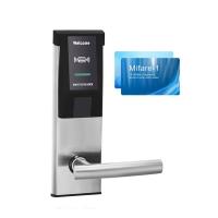 China American Standard Mortise Hotel Electronic Locks With Smart RFID Card And Mechanical Key for sale