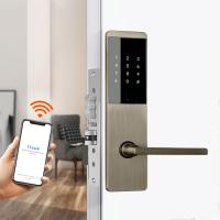 China Keyless FCC App Controlled Door Lock 300mm Digital Main Door Lock for sale