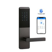China Aluminium 12mm Password Door Locks 4 AA Alkaline Rfid Door Lock System for sale