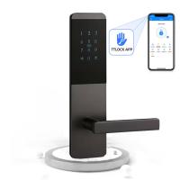 China Aluminium 12mm Password Door Locks 4 AA Alkaline Rfid Door Lock System for sale