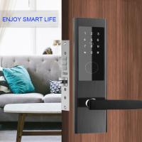 China Password 8X AAA 300mm Apartment Smart Door Lock Electronic for sale