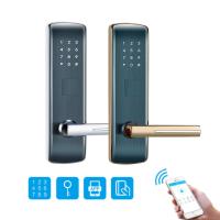 China TTLock APP Apartment Door Lock Alkaline Battery FCC With Touch Screen Keypad for sale