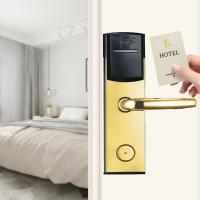China RFID Hotel Smart Door Locks 13.56Mhz Hotel Card Reader Locks for sale