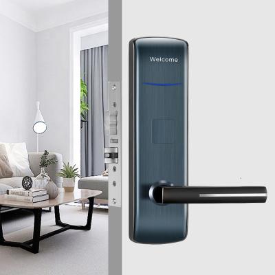China Gold Color Zinc Alloy Hotel Electronic Locks with Card Encoder for Hotel Motel Apartment for sale