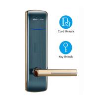 China High Security 5 Tongues Mortise Hotel Card Door Lock Intelligent with Management Software System for sale
