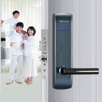 China Zinc Alloy Black Color Smart Key Card Door Locks for Hotel Motel Airbnb for sale
