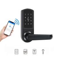 China Smart Bedroom 180mm Electronic Smart Door Locks 6V AA Hotel Card Door Locks for sale