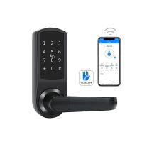 China Single Latch Deadbolt TTlock App Controlled Door Locks with Password Card Key for sale