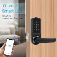 China Smart Bedroom 180mm Electronic Smart Door Locks 6V AA Hotel Card Door Locks for sale
