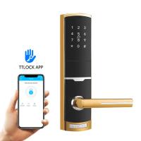 China Battery Keyless Door Lock With Wifi Keypad Door Lock Apartment Hotel Password for sale