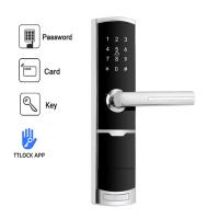 China FCC Digital Smart Door Lock Office Password Unlock Apartment Zinc Alloy for sale