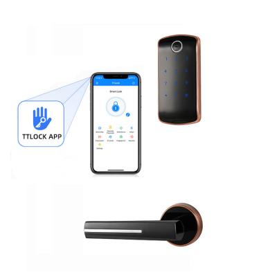 China Security Password Door Lock Digital Keyless Smart Lock with TT APP for sale