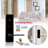 China CE FCC Certification Stainless Steel Hotel Smart Door Locks with Management Software System for sale