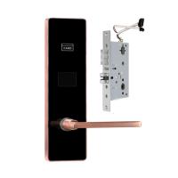 China Digital Hotel Smart Management System Key Card Door Locks Room Electric Door Lock for sale