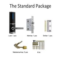 China ROHS Hotel Electronic Locks 30mm Hotel Card Reader Door Locks for sale