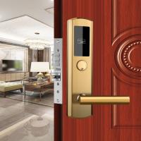 China 304 Stainless Steel Key Card Hotel Smart Door Locks with Free PC Software for sale