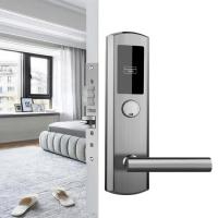 China Silver 125KHz Hotel Smart Door Locks 13.56MHz Rfid Hotel Key Card System for sale