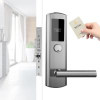 China 304 Stainless Steel Hotel Electronic Locks System With Mechanical Key for sale
