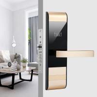 China M1 Gold Card Access Door Lock ANSI Smart Card Hotel Door Lock for sale