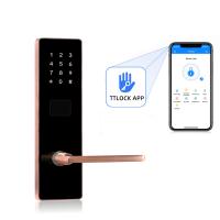 China Multiple Colors Optional Digital Keypad Apartment Smart Door Lock with Smart App for sale