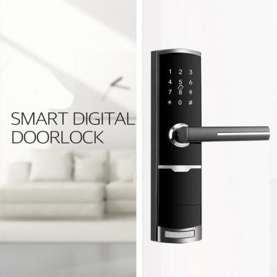 China Zinc Alloy Password Bluetooth TTlock Smart Keypad Door Lock with Card Key for sale