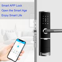 China Zinc Alloy Password Bluetooth TTlock Smart Keypad Door Lock with Card Key for sale