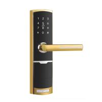 China Zinc Alloy Wireless Keypad Door Lock 13.56mhz Wireless Electric Door Lock for sale