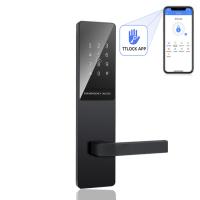 China Aluminium Alloy Keyless Wifi Lock Pin Code 65mm Thickness For Airbnb Apartment for sale