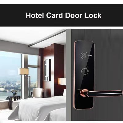 China OEM/ ODM Manufacturer Zinc Alloy Key Card Door Locks for Hotel Apartment Home for sale