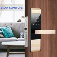 China Bluetooth Residential Intelligent Door Lock Smart 310mm Mechanical Key for sale