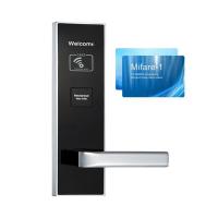 China FCC Alkaline MF1 T557 Hotel Electronic Locks 298×70mm Electronic Handle Lock for sale