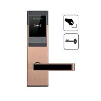 China AA Alkaline Key Card Door Locks Handle DSR 217 Free Management Software for sale