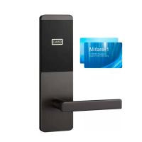 China Wood Door Rfid Hotel Key Card Door Locks with Free PC Management Software for sale