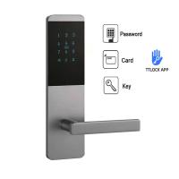China WiFi Digital Intelligent Door lock with Password Code Card Tuya TTlock App Keyless Smart Locks for sale