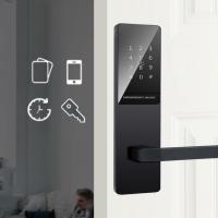 China Black color TTlock Bluetooth app controlled door locks for apartment home office for sale