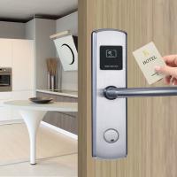 China SS304 Hotel Electronic Locks 4x AAA Hotel Card Door Lock System for sale