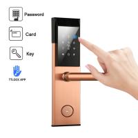 China Intelligent Keyless Smart Door Lock Digital Password room lock For Home Apartment Office for sale